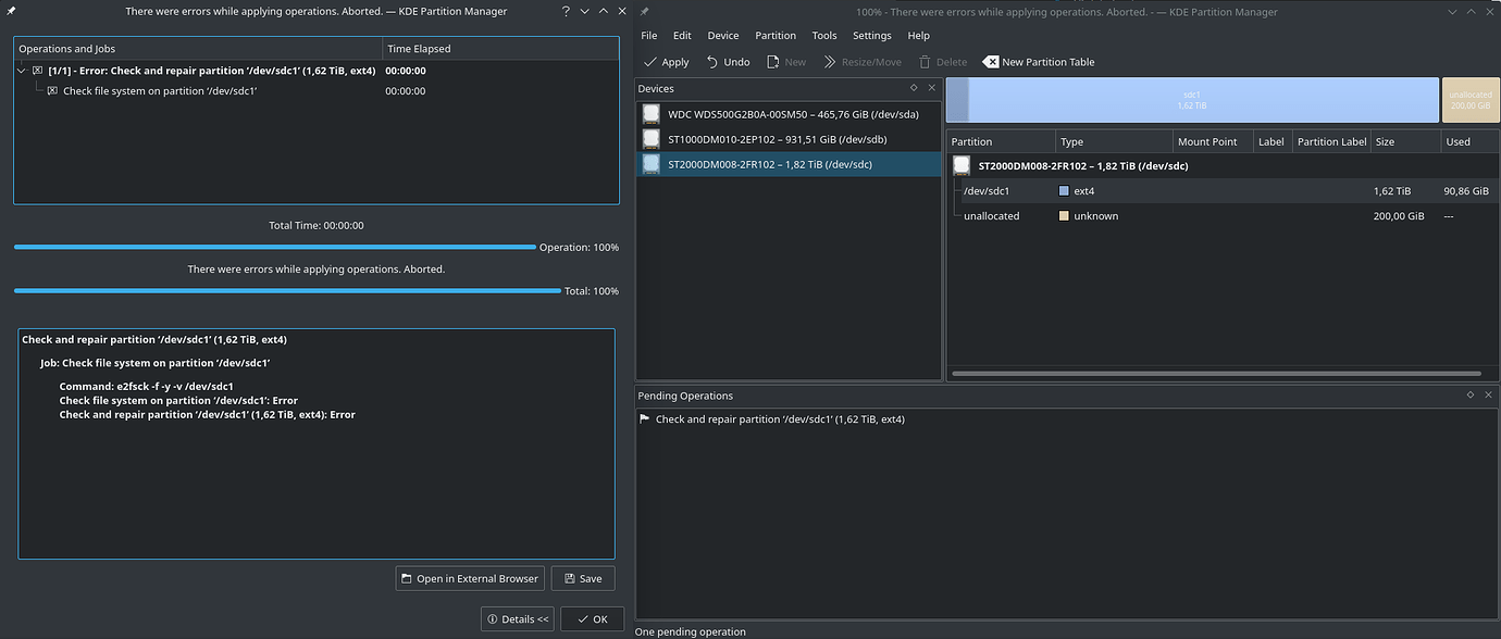 Unable to mount ext4 partition after shrinking it - Support - Manjaro Linux Forum