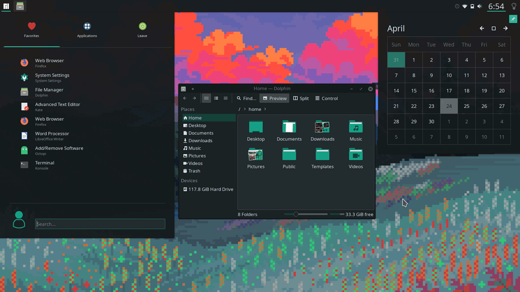 How to make everything dark, but still look like Manjaro? - KDE Plasma ...