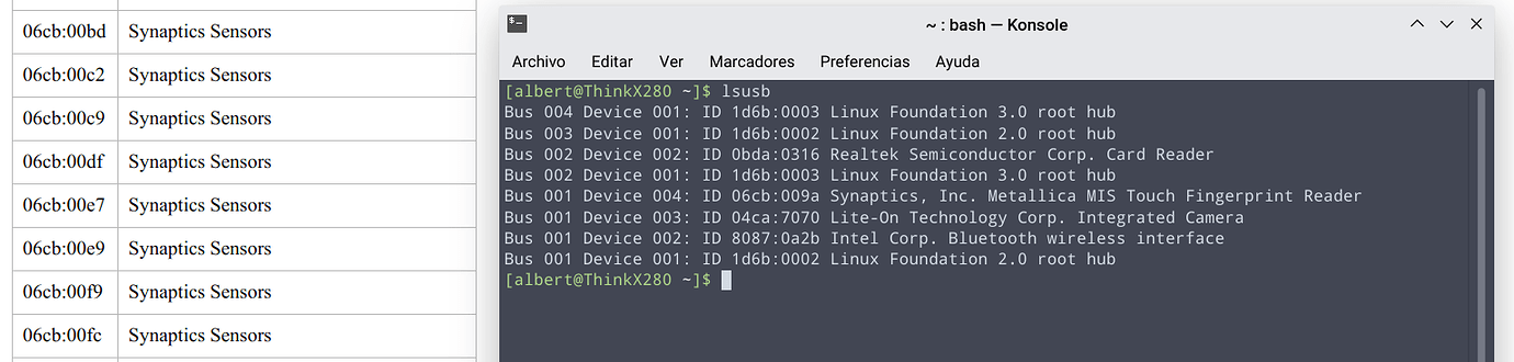 Fingerprint reader not recognized - Support - Manjaro Linux Forum