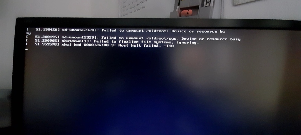 Sd-umount: Failed to unmount /oldroot on Shutdown or Reboot - Support - Manjaro Linux Forum
