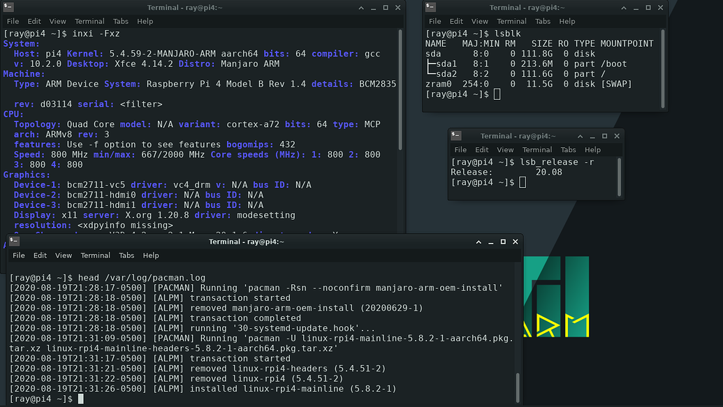 Manjaro ARM 20.08 released! - Page 2 - ARM Releases - Manjaro Linux Forum