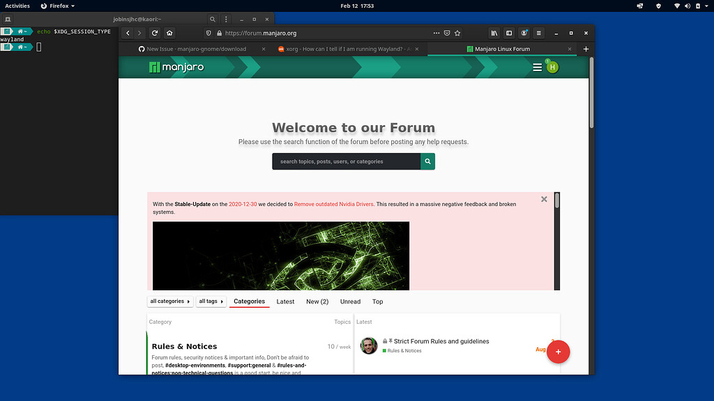 Gnome 40-Alpha[Gnome NEXT] (12/02/21) - Feedback - Manjaro Linux Forum