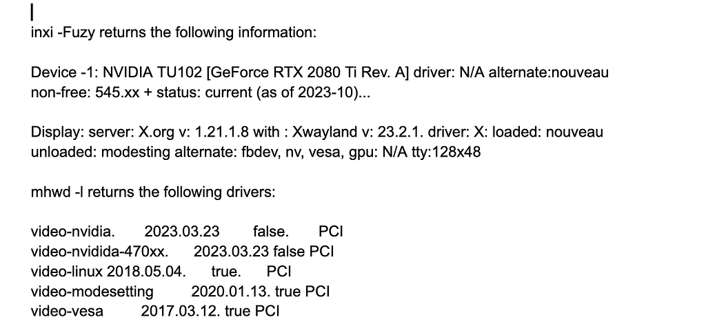 Can't Enter Desktop After Nvidia Driver update - Graphics & Display - Manjaro Linux Forum