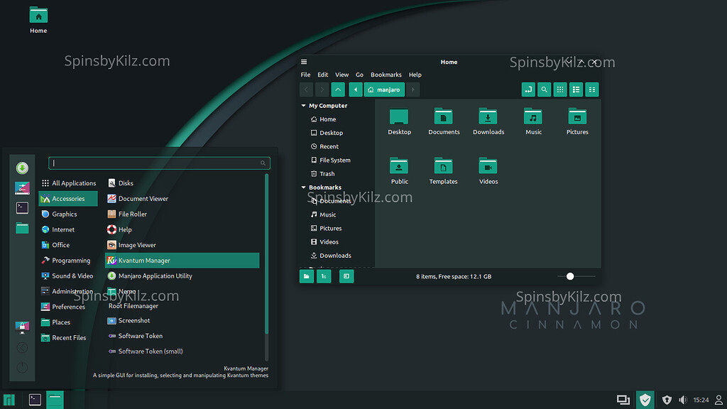 SbKMaiaDark theme. Includes Cinnamon and IceWM themes - Design/Art ...