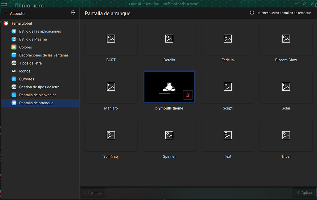 Plasma System Settings does not save Plymouth configuration - KDE ...