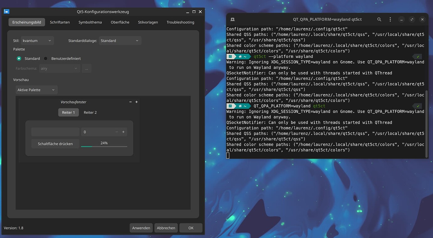 Ugly window decorations for Wayland-native QT applications on Gnome Wayland - GNOME - Manjaro ...