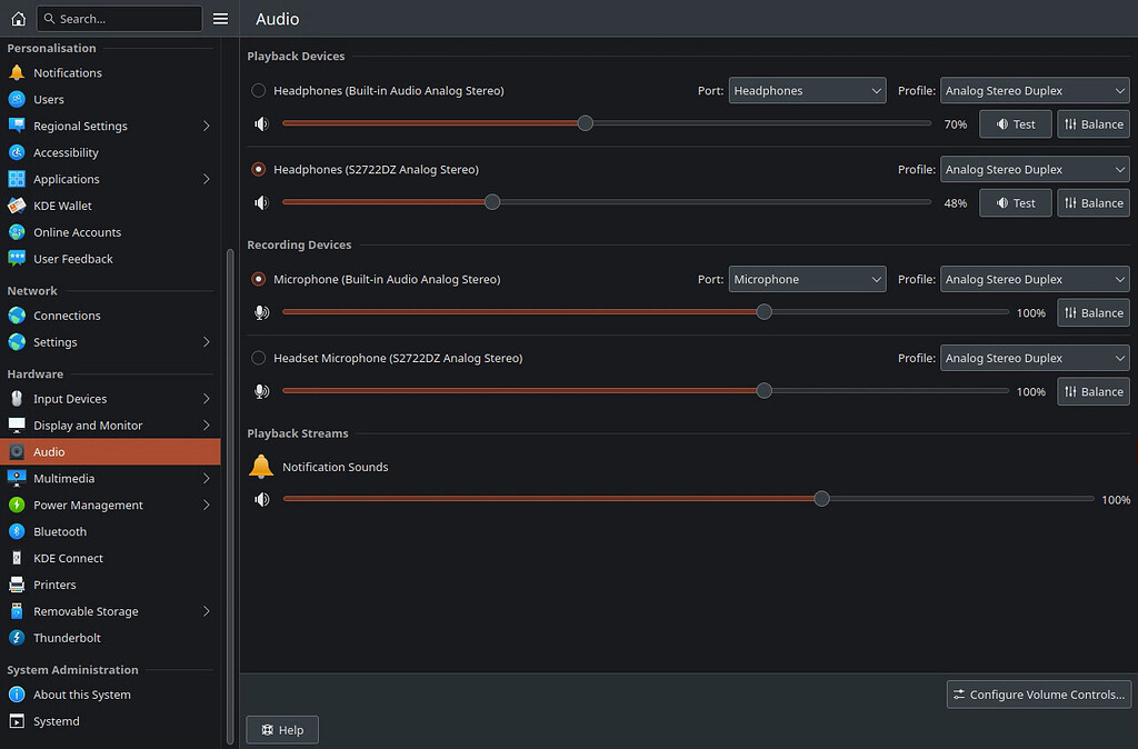 Dell monitor audio devices periodically turn off and on - Sound - Manjaro Linux Forum