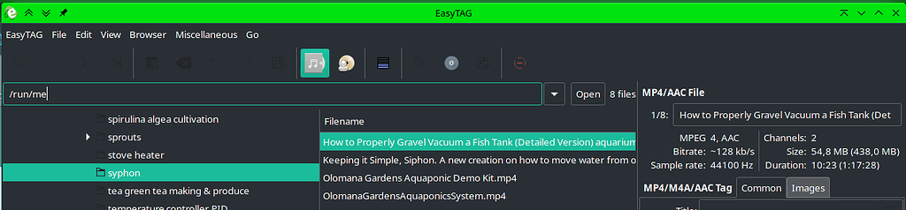 Easytag menu icon not visible with certain theme? - Software ...