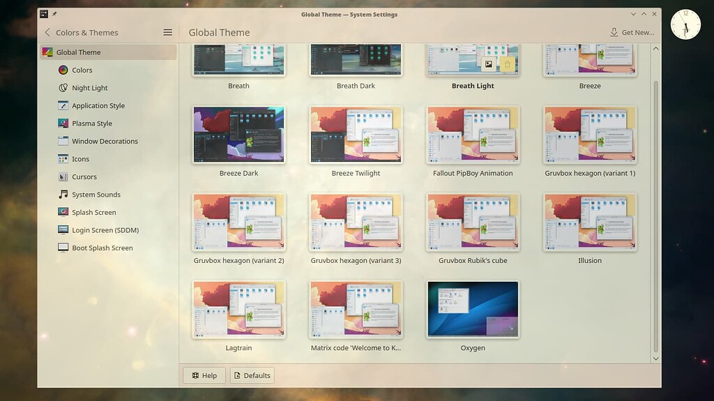 Splash Screen (=login animation) is causing a Global theme to be ...