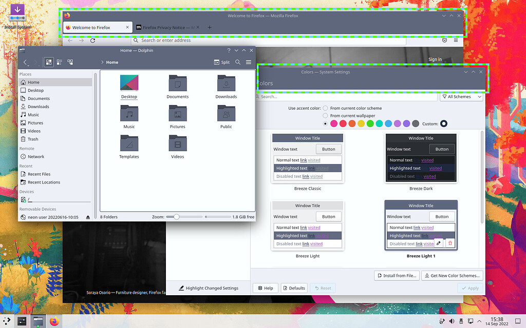 Color scheme customization in Plasma 5.25.5 - Kde Plasma - Manjaro Linux Forum