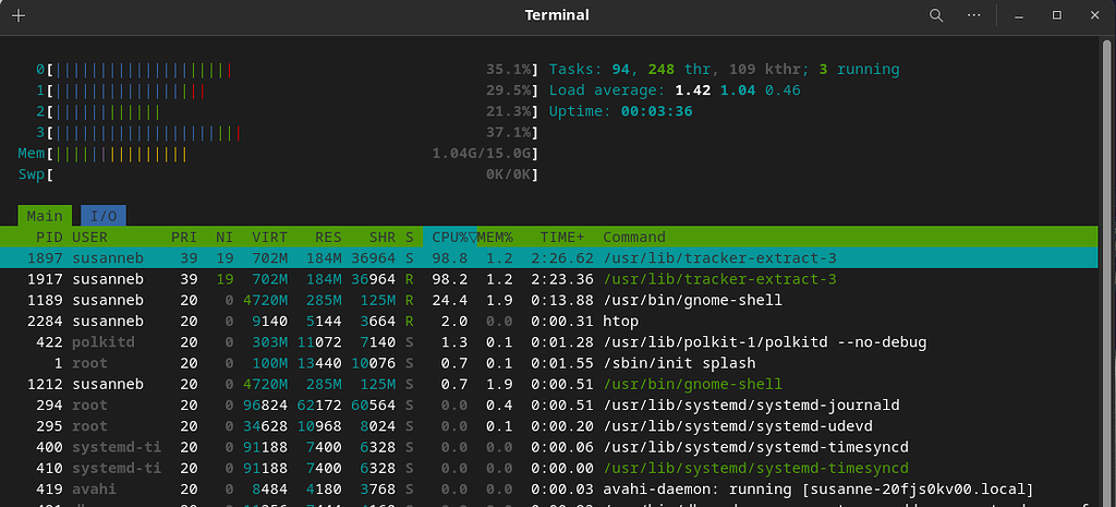 Make tracker less resource intensive? - GNOME - Manjaro Linux Forum