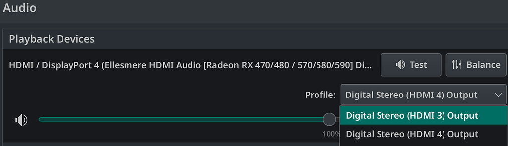 Disable one of the audio profiles of the graphic card - KDE Plasma ...