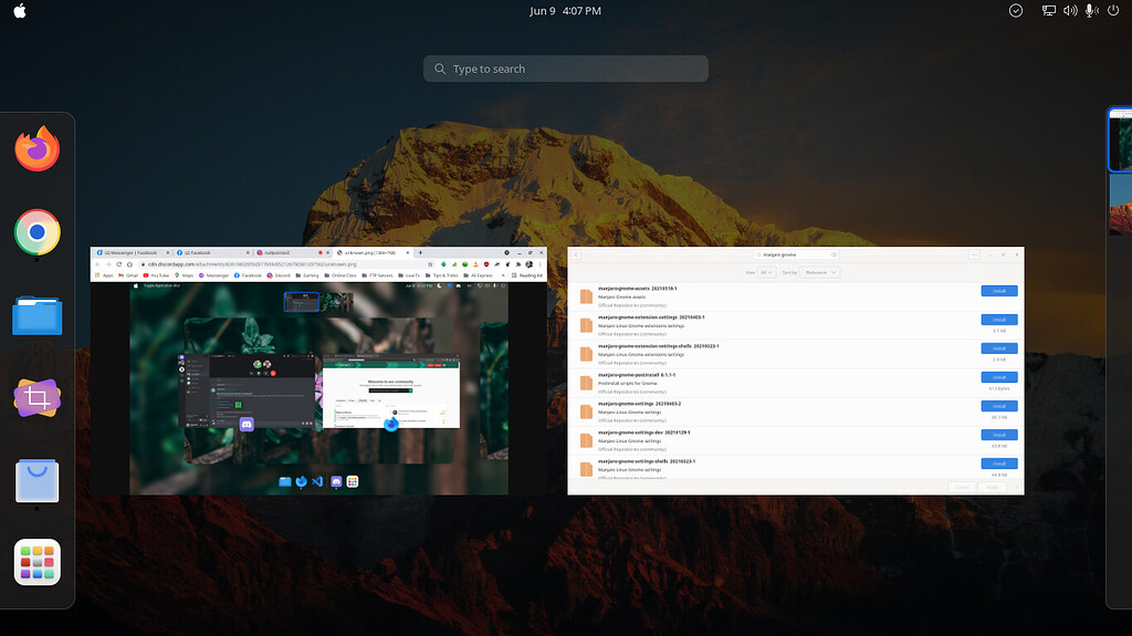 Moving the Gnome dock to default location(bottom) - GNOME - Manjaro ...
