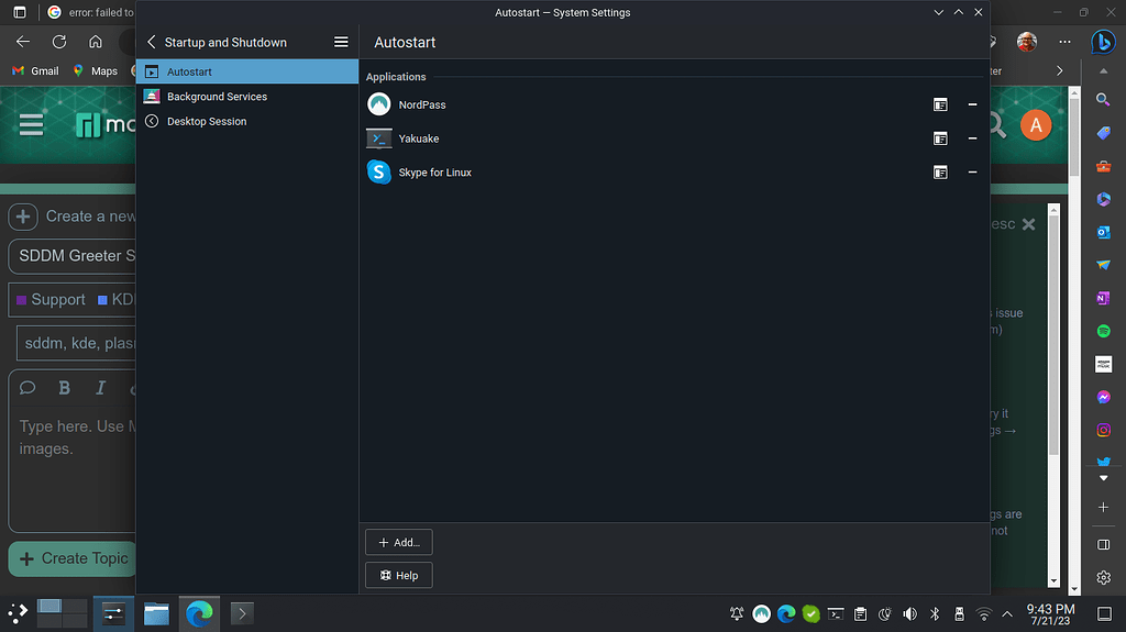 SDDM Greeter Settings Missing - KDE Plasma - Manjaro Linux Forum