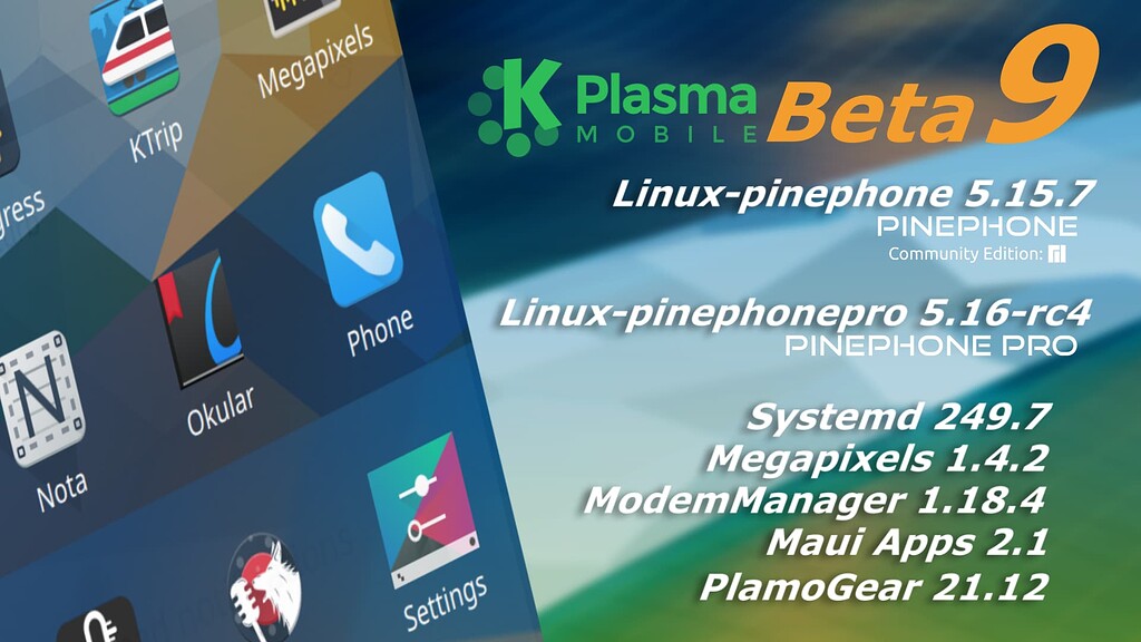 Manjaro ARM Beta 9 with Plasma Mobile (PinePhone / PinePhone Pro) - ARM ...