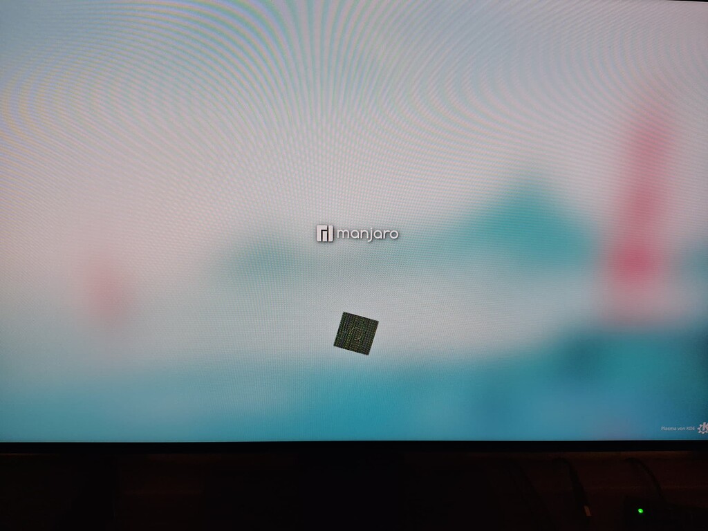 Weird artifact in SDDM screen (Plasma) - KDE Plasma - Manjaro Linux Forum