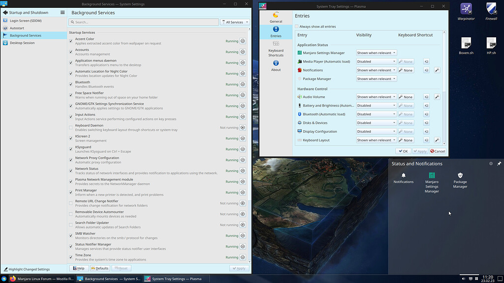 How to disable Package Manager, Manjaro Settings Manager in Autostart ...