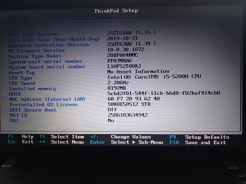 BIOS menu appearing instead of booting - Support - Manjaro Linux Forum