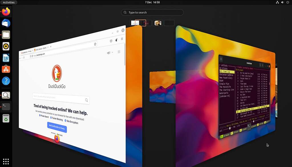 have you guys see the 3d workspace changer can manjaro do that - GNOME ...