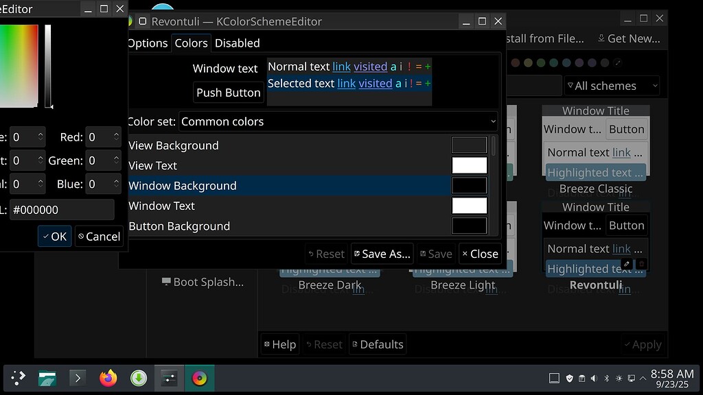 Why isn't my panel following my black color theme? - KDE Plasma ...