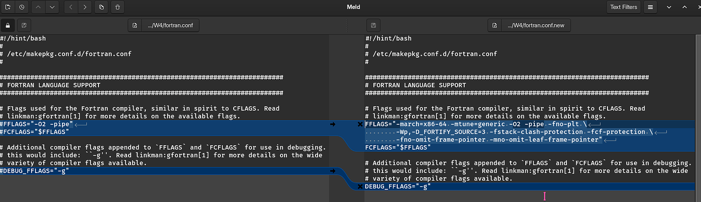 Fortran.conf.pacnew - System Updates - Manjaro Linux Forum