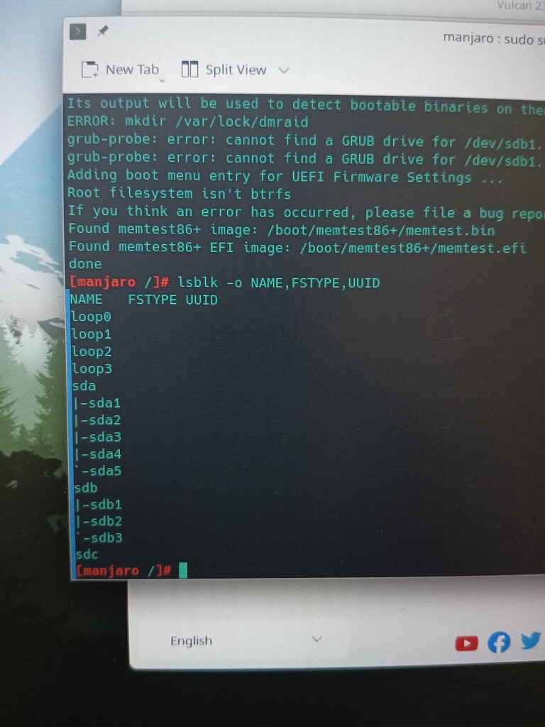 Can't boot to manjaro after failed update - Support - Manjaro Linux Forum