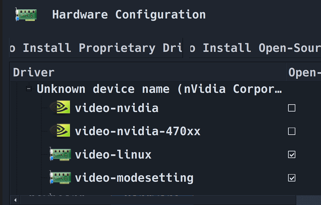 Why are these unchecked? - Graphics & Display - Manjaro Linux Forum
