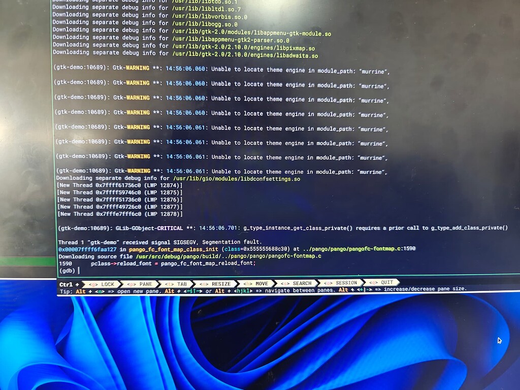 Unable to launch any gtk+ applications - Support - Manjaro Linux Forum