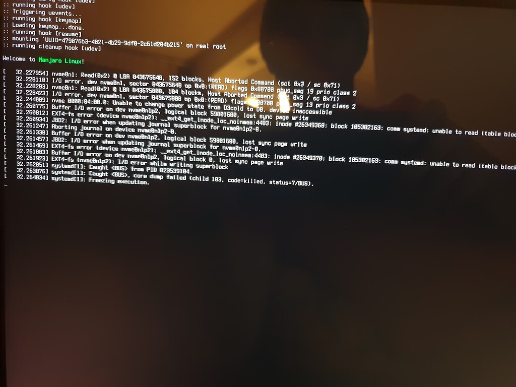 Ext4 errors immediately after a system upgrade - Support - Manjaro Linux Forum