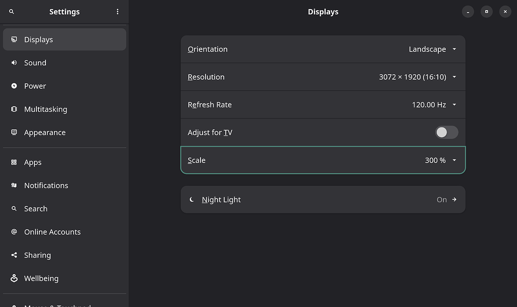 Scale to 300% tray icon remained small - GNOME - Manjaro Linux Forum