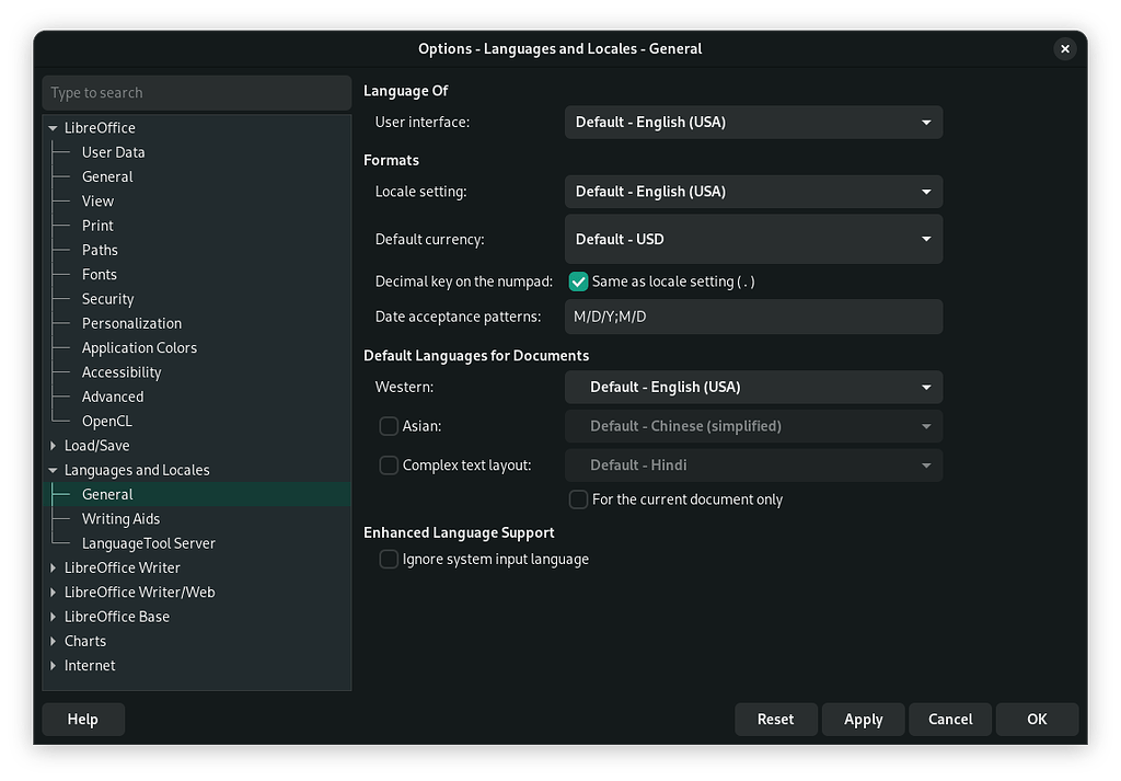 No spell checking in LibreOffice - Software & Applications - Manjaro Linux Forum
