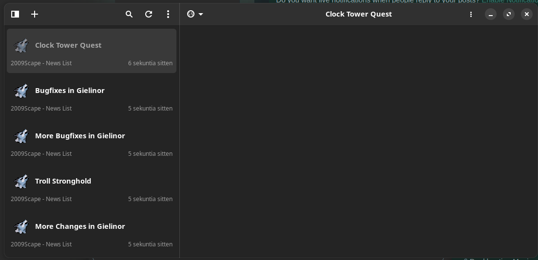 RSS Feed Not Displaying Web Preview - GNOME - Manjaro Linux Forum