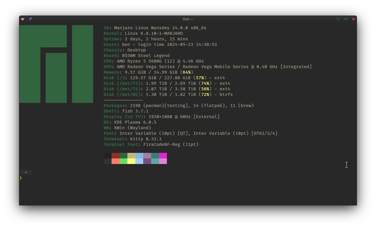 Konsole and Fastfetch - Software & Applications - Manjaro Linux Forum