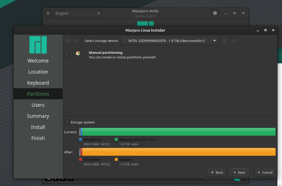 Fresh install fails, bootloader could not be installed - Support - Manjaro Linux Forum