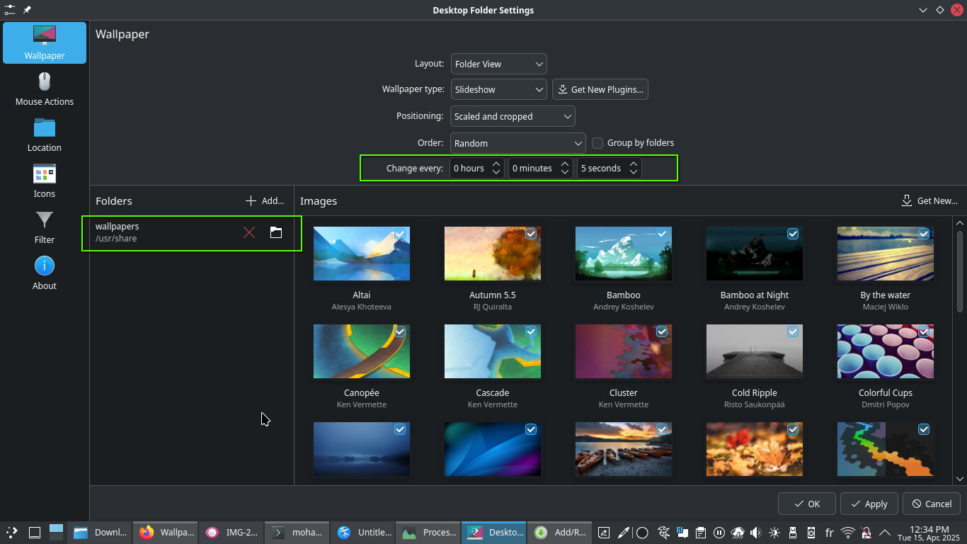 Wallpaper slideshow causes slowdown - KDE Plasma - Manjaro Linux Forum