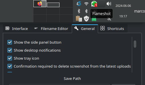 Flameshot icon invisible using XFCE - Software & Applications - Manjaro Linux Forum